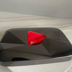 Youtube Red Diamond Play Button - Etsy