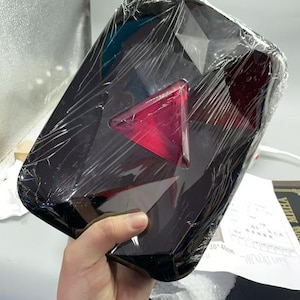 Youtube Red Diamond Play Button - Etsy