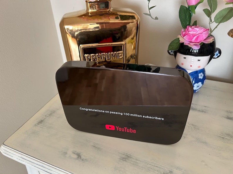 Youtube Red Diamond Play Button - Etsy