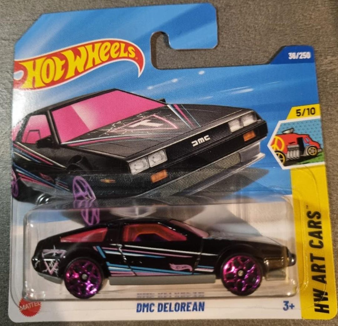 Hot Wheels DMC Delorean - HW Art Cars 2025 - 1:64 Collectible Car - Etsy