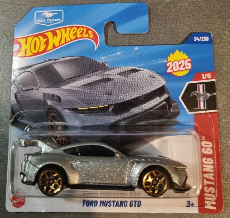 Hot Wheels Ford Mustang GTD - Mustang 60th 2025 - 1:64 Collector Car US ...
