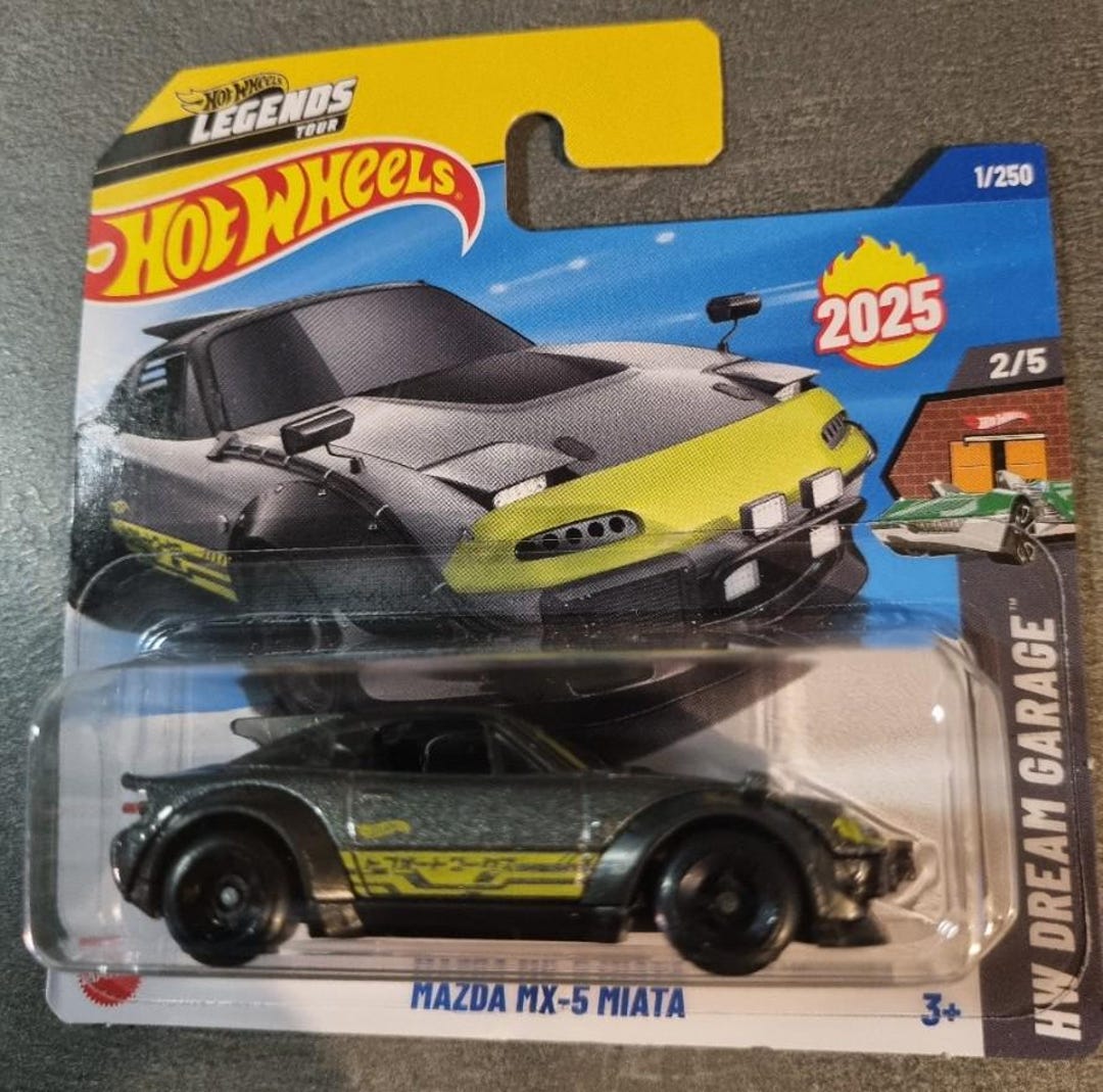 Hot Wheels Mazda MX-5 Miata - Legends Tour 2025 - HW Dream Garage - 1: ...