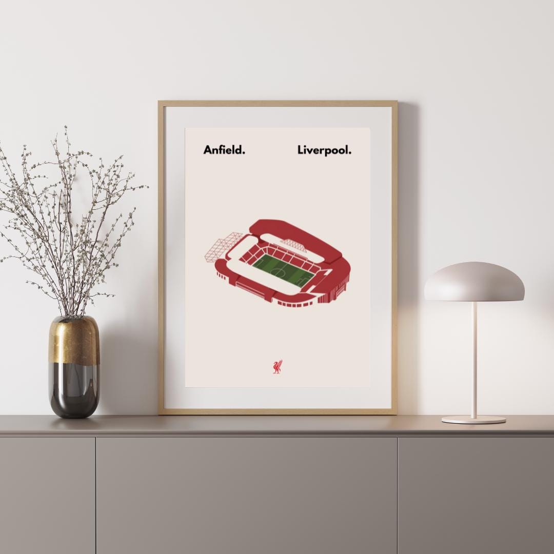 Anfield Digital Print – Liverpool FC Gifts | Liverpool Poster | LFC ...