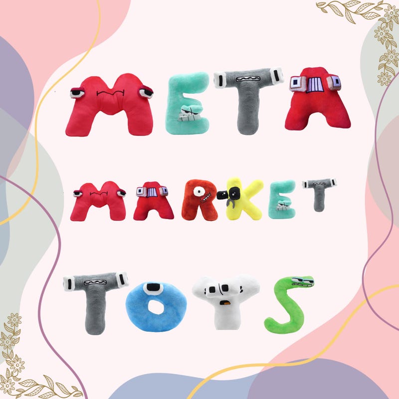 Alphabet Plushies - Etsy