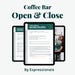 Coffee Station Open & Closing Checklist - Specialty Coffee - Canva ...