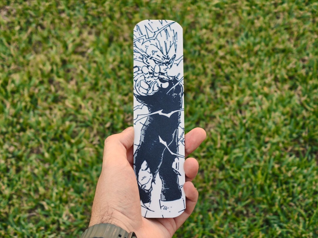 Dragon Ball Majin Vegeta Bookmark, 3D Manga and Anime Bookmark, Gift ...