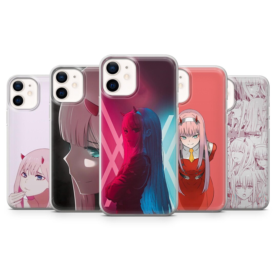 Zero Two Phone Case Darling Cute Anime Girl Cover for iPhone 16,15,14 ...