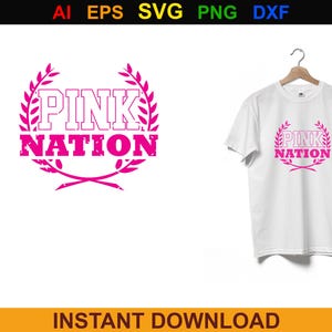 20 Love of Pink SVG Bundle, Pink Nation Svg, A Pink Dog Svg, Pink Svg ...