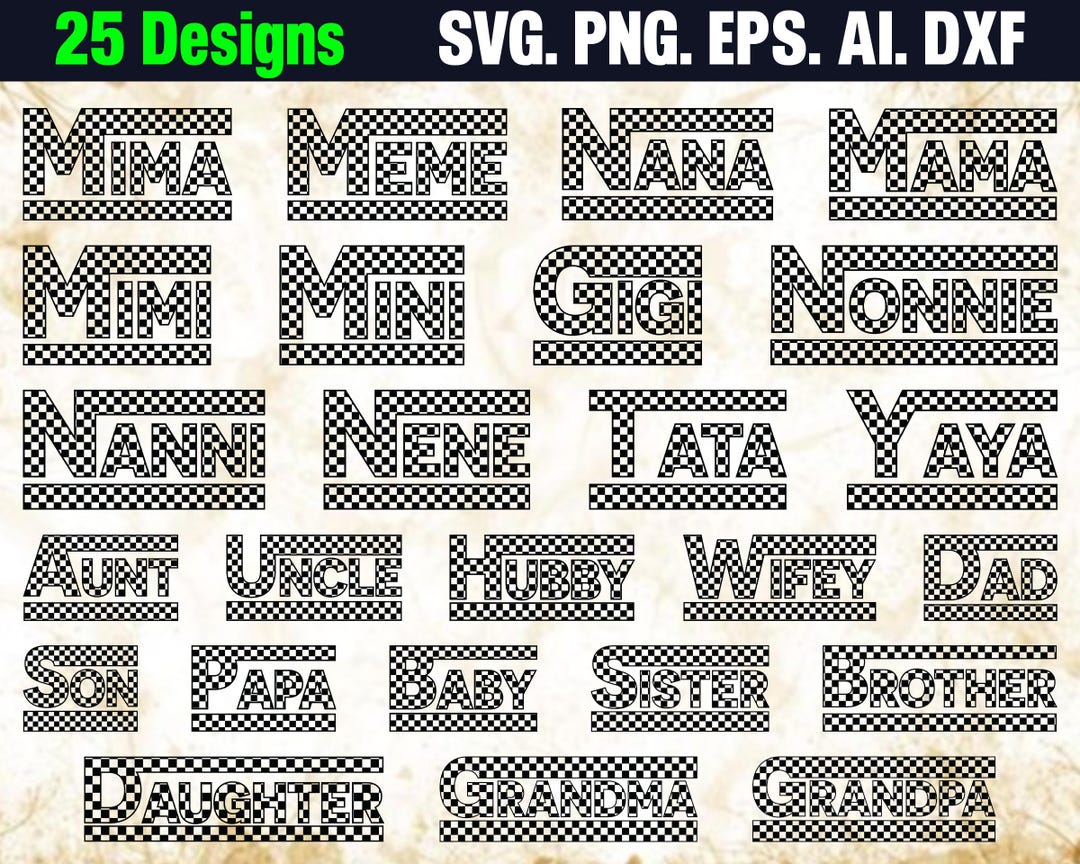 Checkered Mama Bundle Svg, Mama Png, Racing Mama T-shirt Design, Race ...