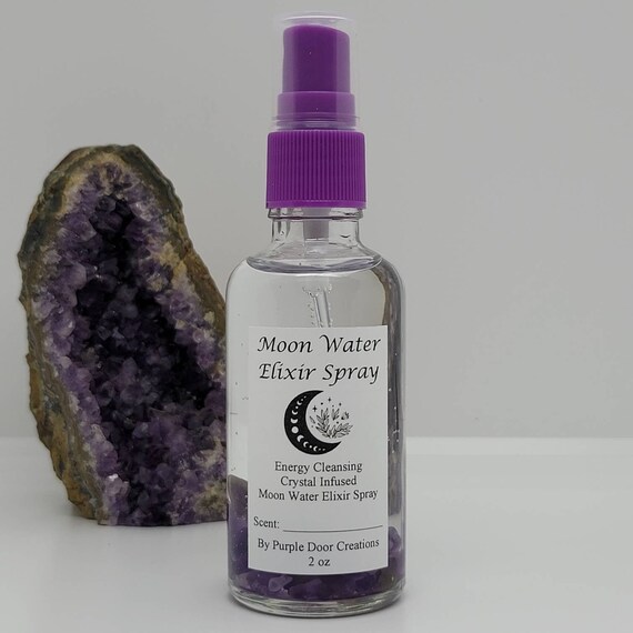 Moon Water Elixir Spray . Fragrant Energy Cleansing Spray . - Etsy