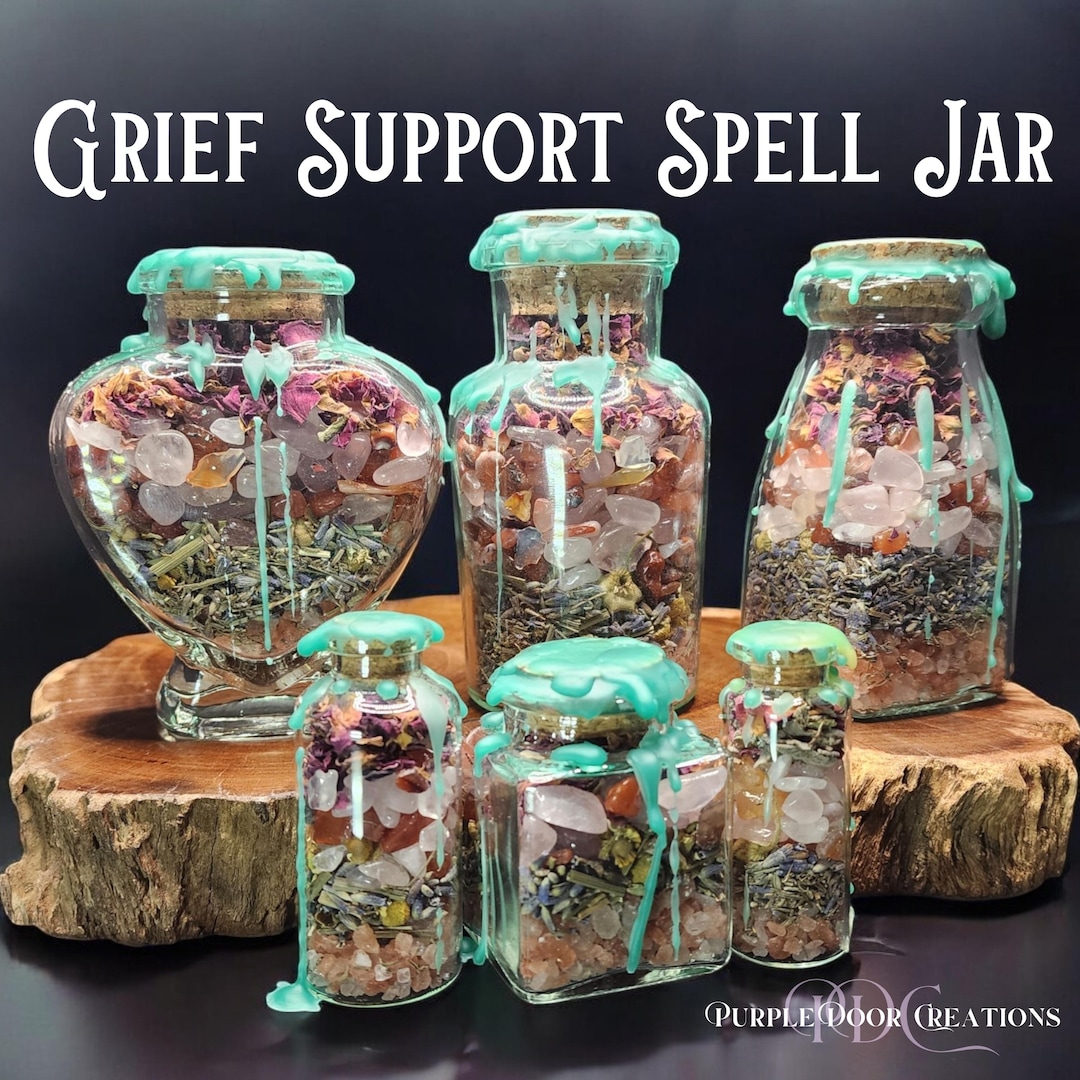Grief Support Spell Jar - Etsy