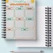 Summer Theme Daily Planner Page, Printable Letter Size Instant Download ...