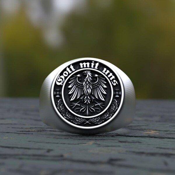 German Sterling Silver Ring - Etsy