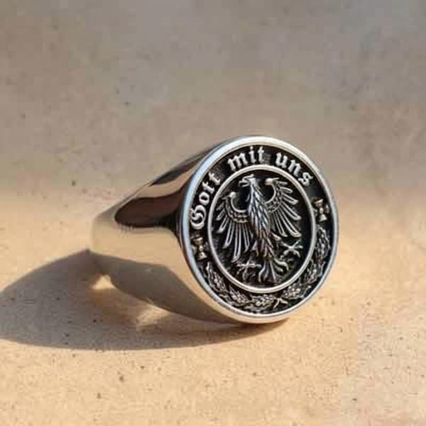 German Sterling Silver Ring - Etsy