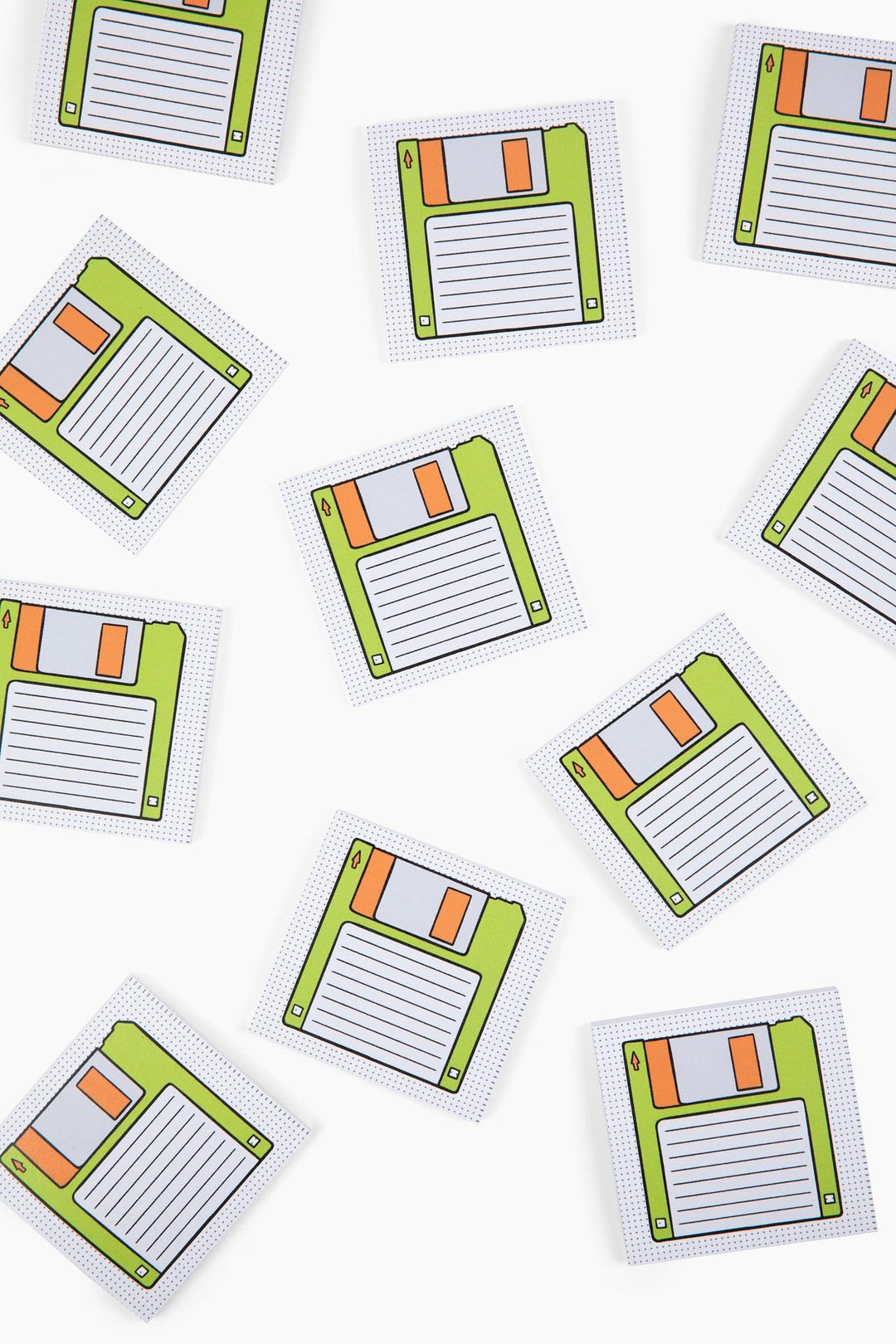 Retro Floppy Disk Post-it ® Notes Sticky Notes - Great Stocking Stuffer ...
