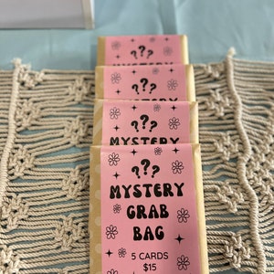 MYSTERY Greeting Card Grab Bag- 5 Pack - Etsy