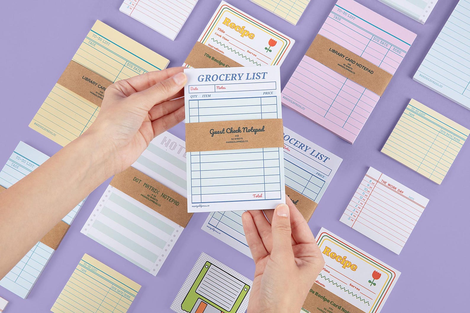 Guest Check Notepad- Vintage Diner Grocery List 4x6 - Etsy