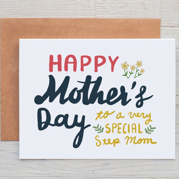 Step Mom Card Etsy 5242