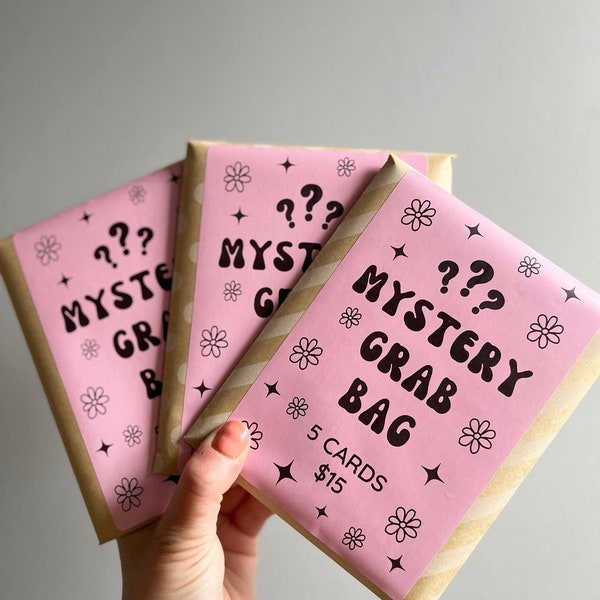 Mystery Greeting Card Bundles - Etsy