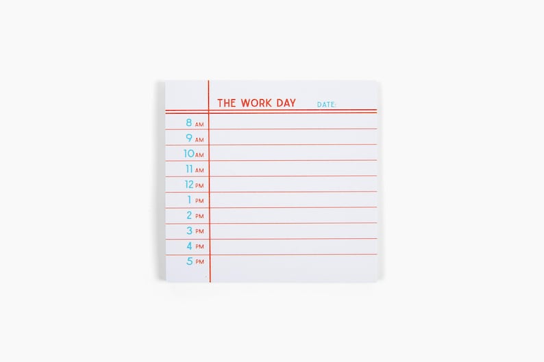 The Work Day Sticky Note (post-it ® Note) - Etsy