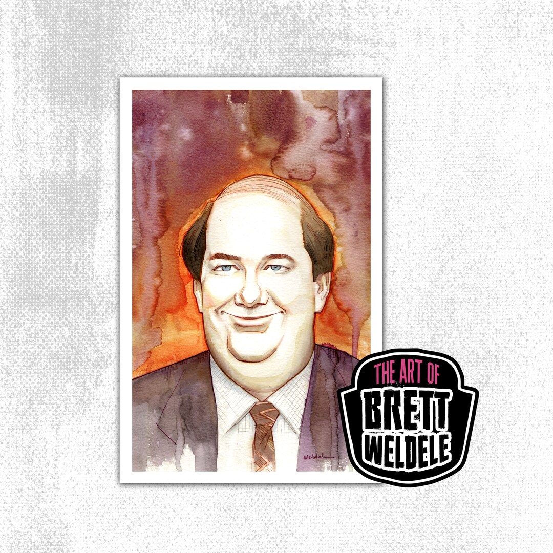 KEVIN - Watercolor Art Print - Pop Culture Painting- Pop Culture Art ...