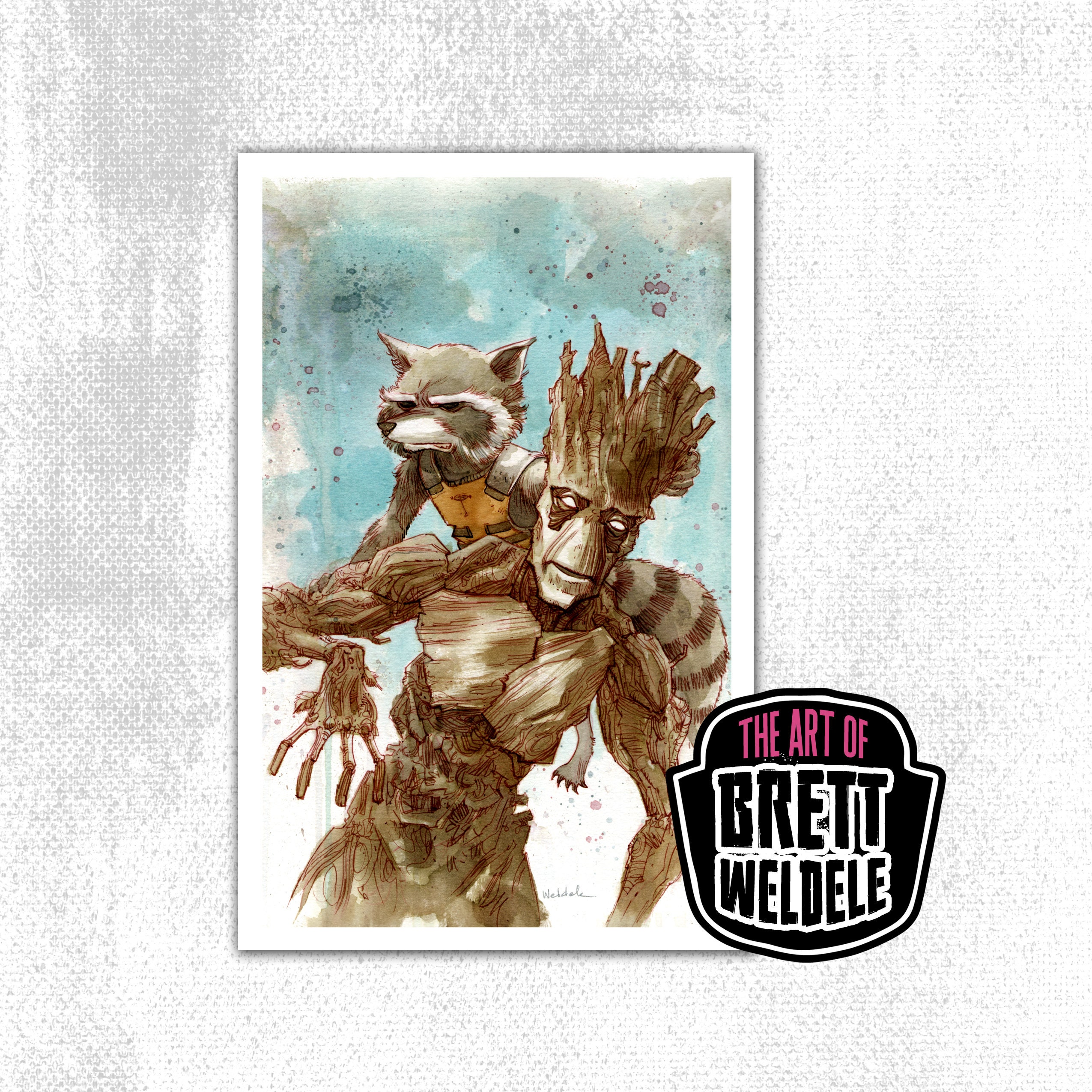 Rocket Raccoon Movie Poster