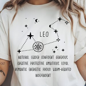 Leo Star Sign Png, Leo Personality Png, Leo Sublimation Horoscope ...