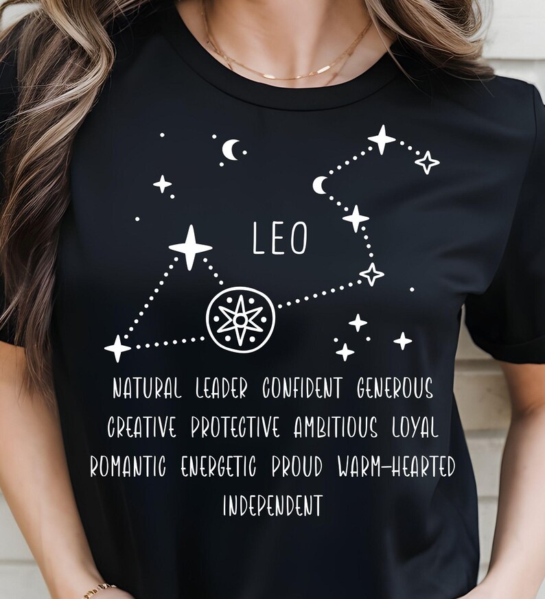 Leo Star Sign Png, Leo Personality Png, Leo Sublimation Horoscope ...