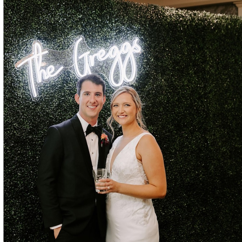 Custom Neon Sign | Wedding Neon Sign | Led Neon Sign | Personalized ...