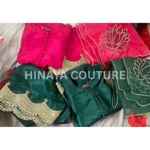 Embroidered Silk Shalwar Suit, Pakistani Wedding Outfit, Made to Order ...