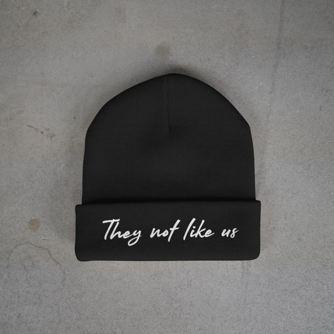 Beanie Hat, KENDRICK LAMAR ''they Not Like Us'' Embroidered Skull Cap ...