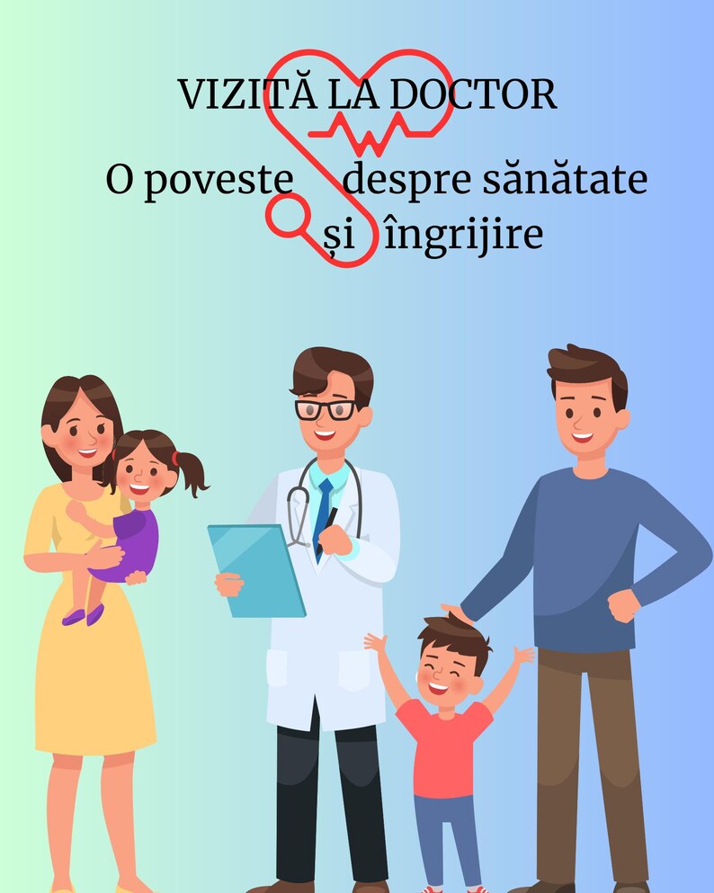 Vizită La Doctor– Carte Digitală De Citit, Limba Română,poveste ...