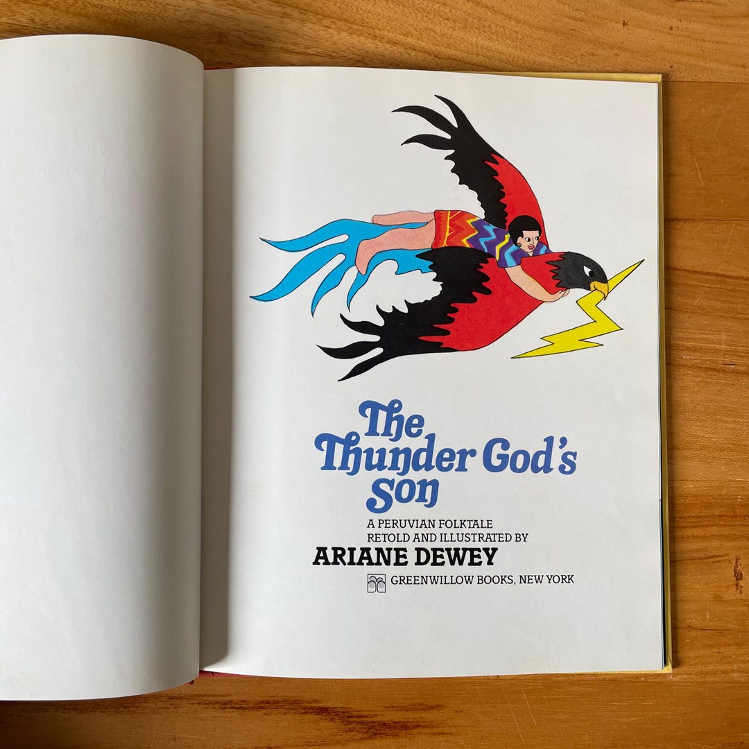 The Thunder God's Son: A Peruvian Folktale by Ariane Dewey - Etsy