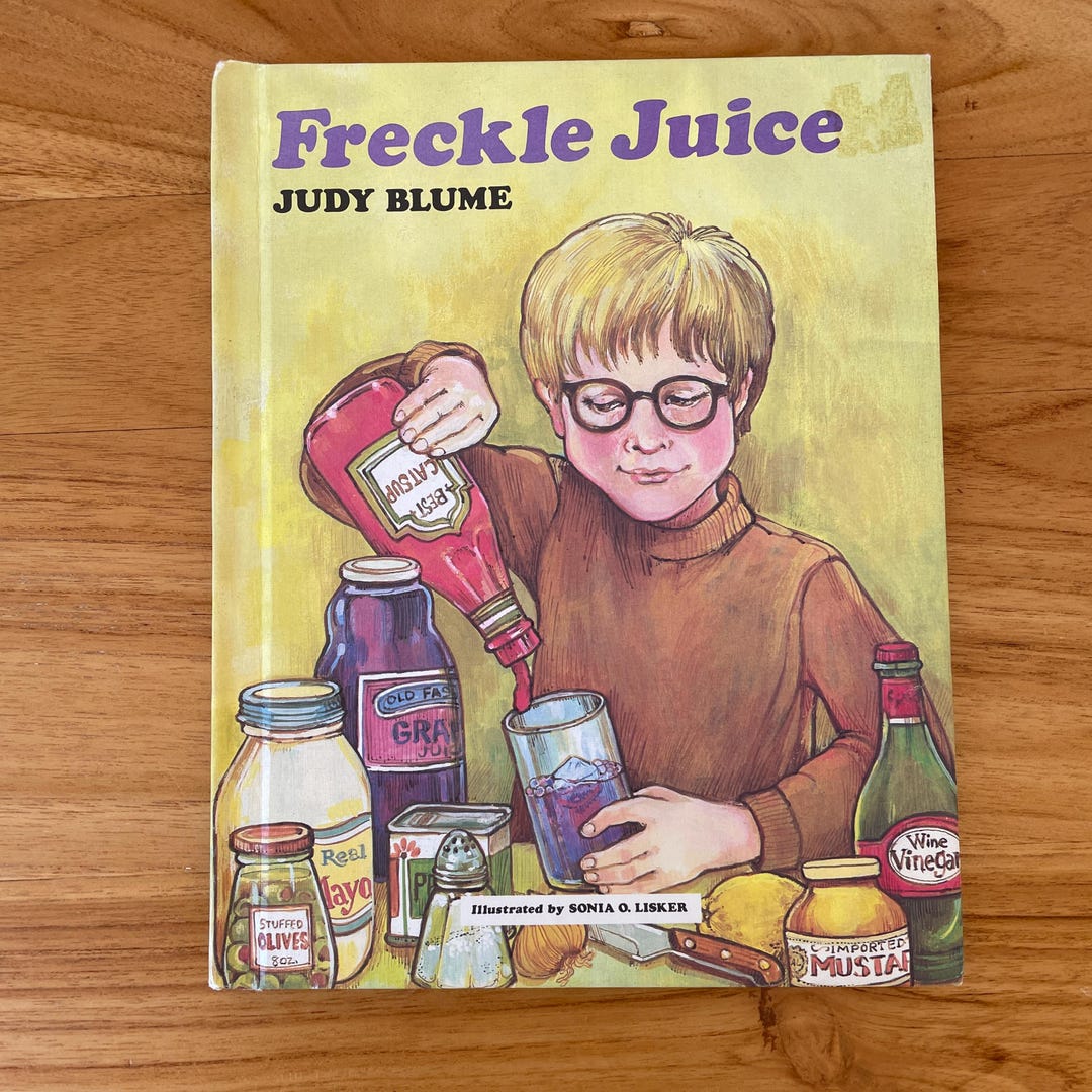 Freckle Juice by Judy Blume, Illustrated by Sonia O. Lisker - Etsy