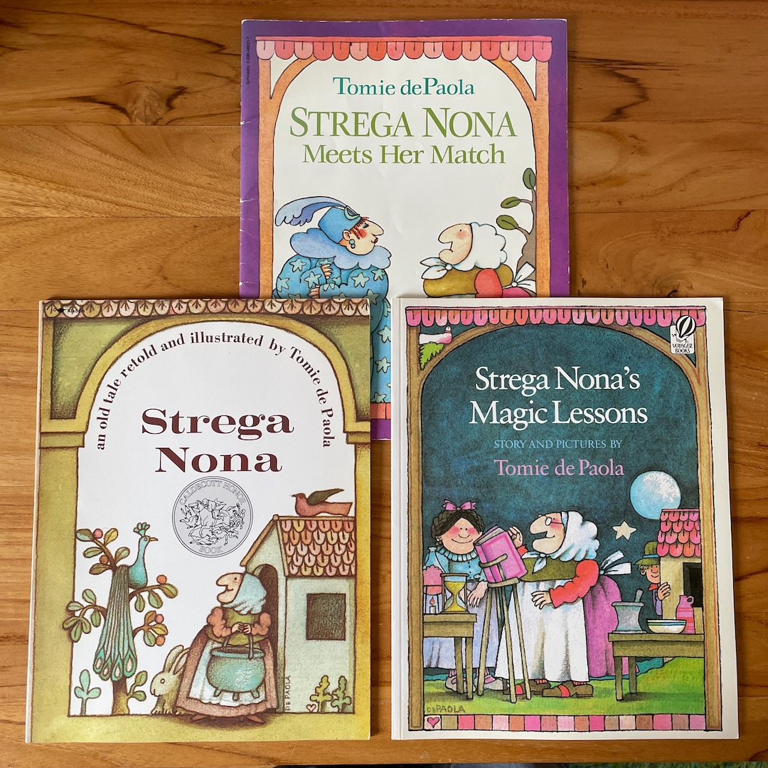 Tomie De Paola Book Bundle! Strega Nona + Strega Nona's Magic Lesson ...