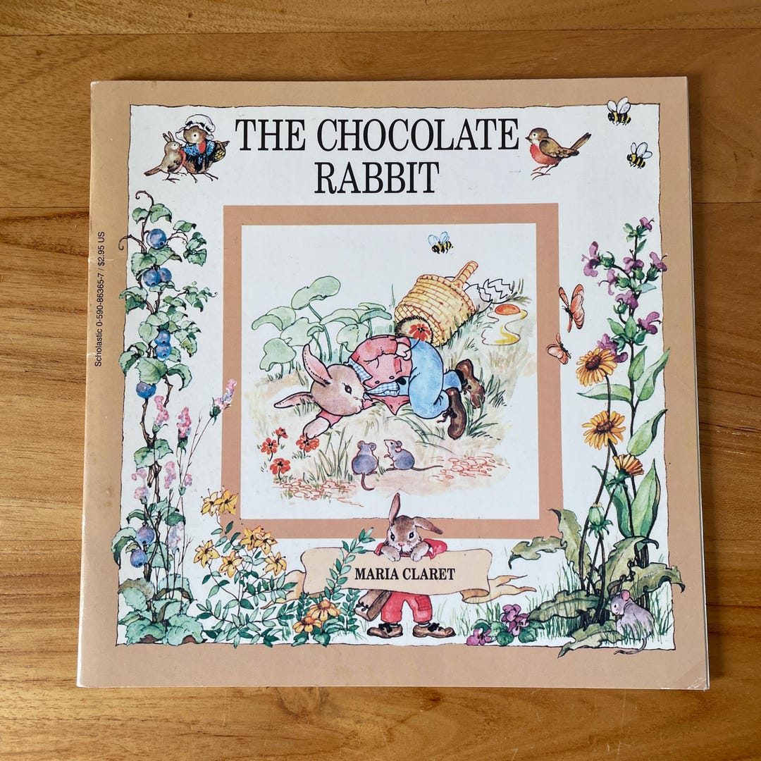 The Chocolate Rabbit by Maria Claret - Etsy