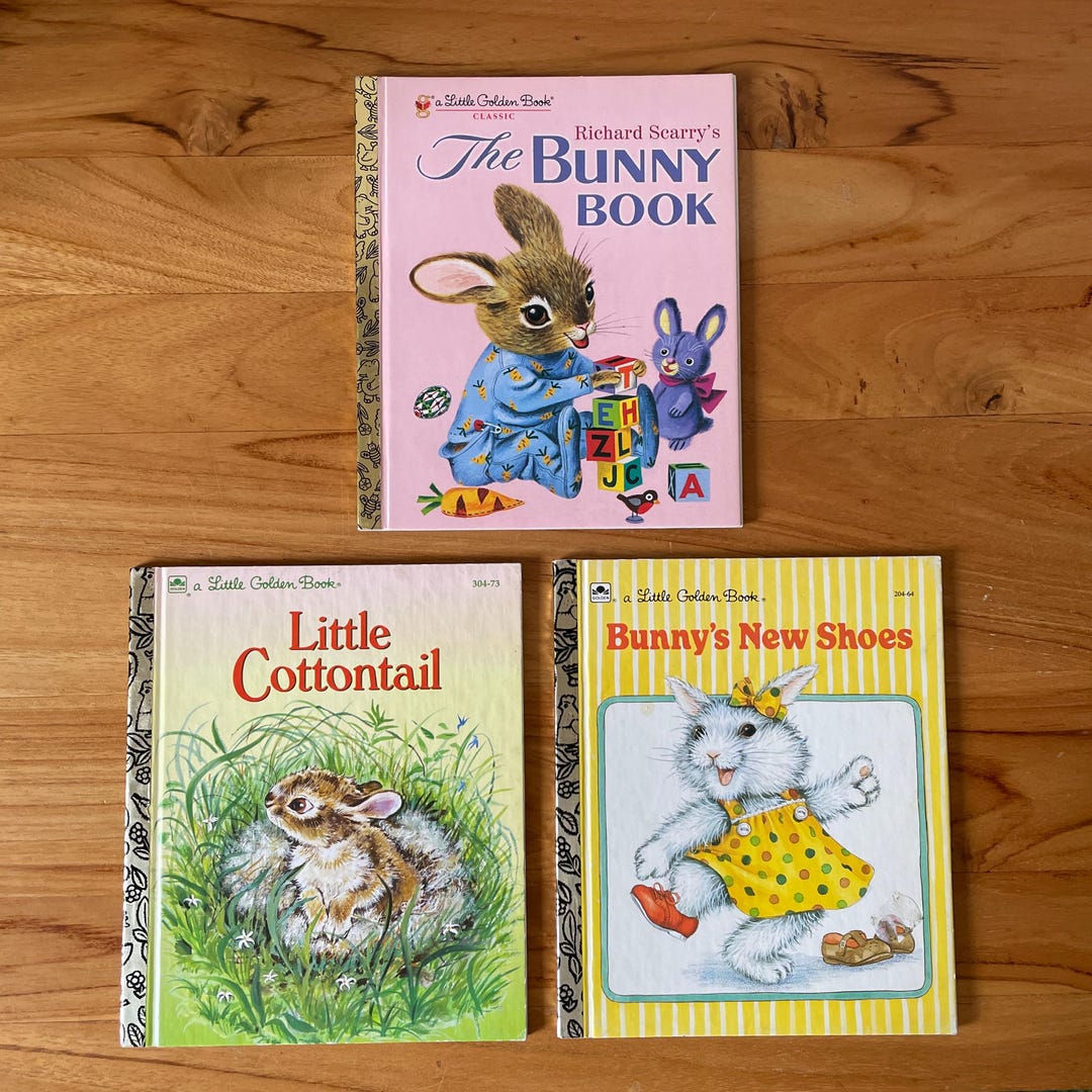Little Golden Book Bunny Books Bundle! Richard Scarry's the Bunny Book ...