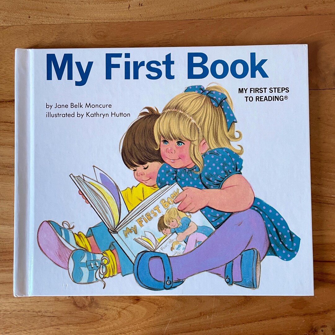 My First Book by Jane Belk Moncure, Illustrated by Kathryn Hutton - Etsy
