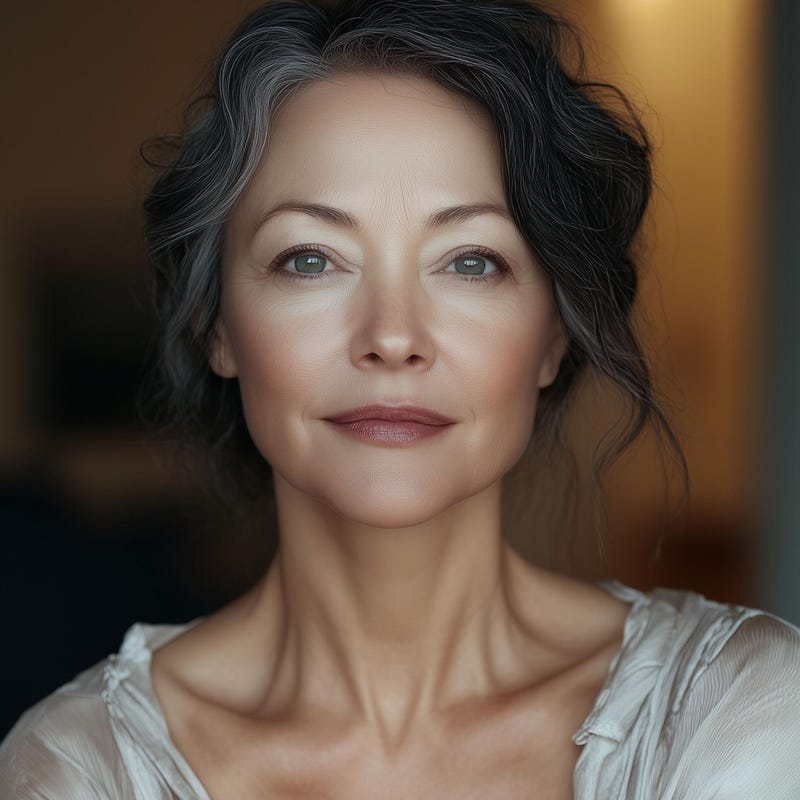 Mature Woman Model Poster - Etsy