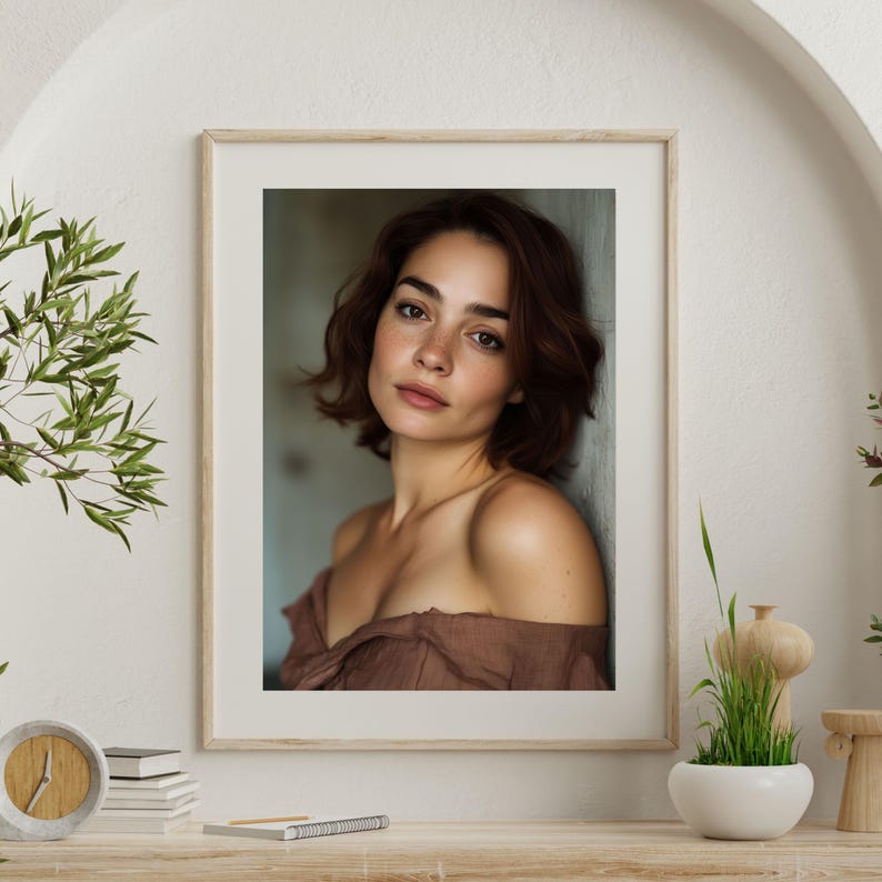 Mature Woman Digital Print 12x16'' | Mature Woman Model Poster JPG+PDF ...