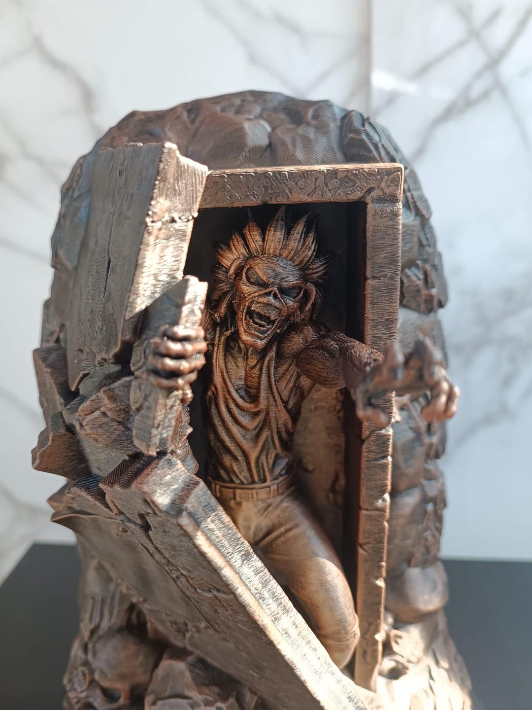 Iron Maiden Inspired Diorama "no Prayer for the Dying" / Metalfan / Fan Art / Metal Music / Gift ...