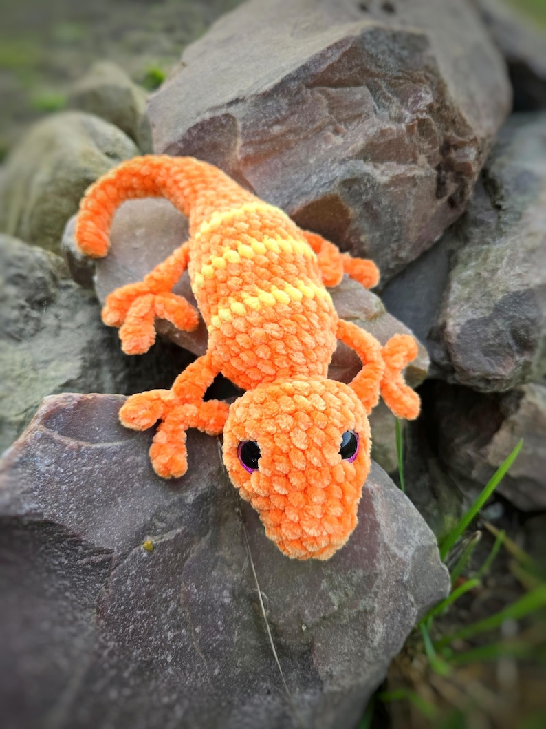 Crochet Lizard Pattern: Amigurumi Salamander Toy (PDF Pattern) - Etsy