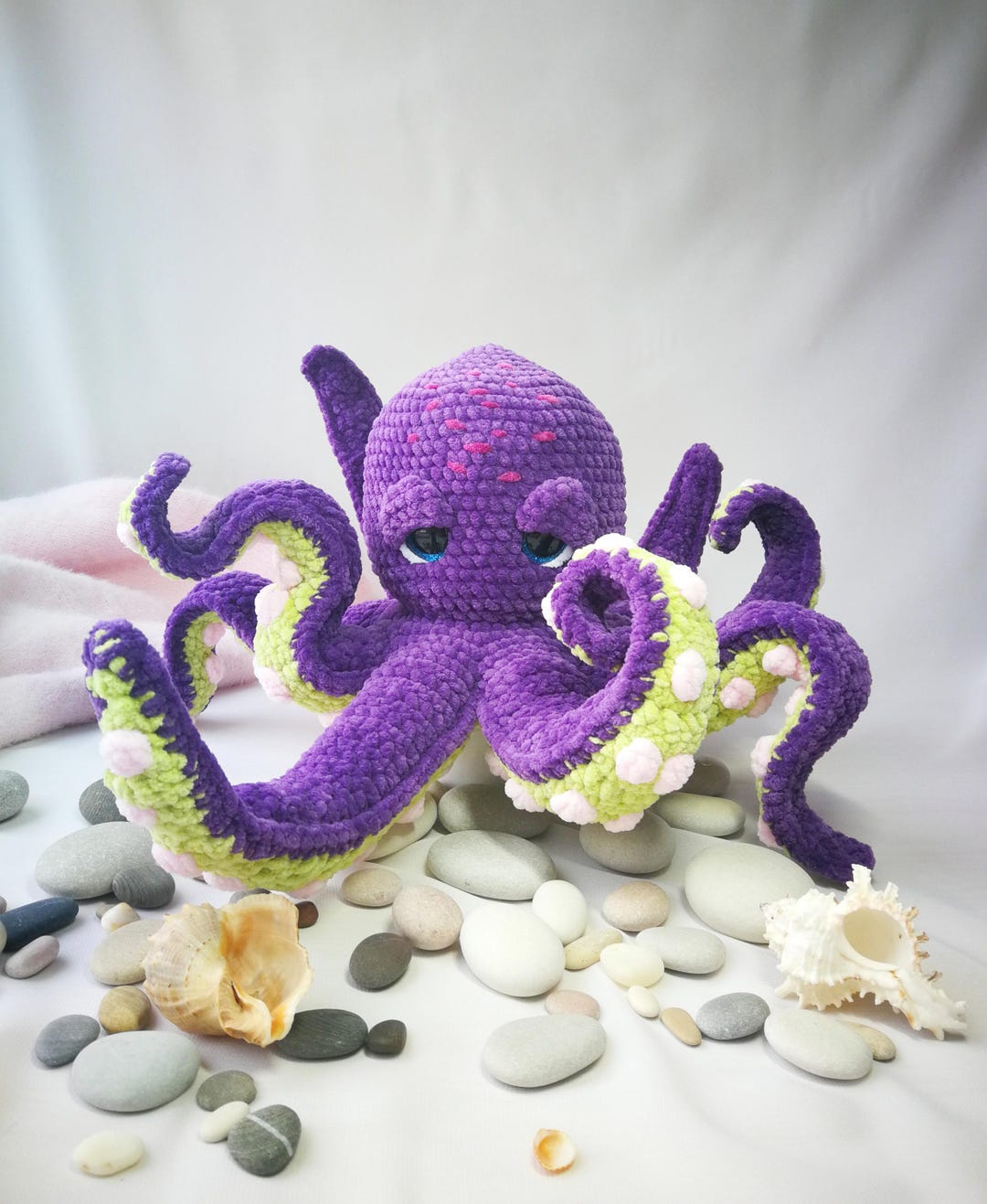Crochet Octopus Pattern: Amigurumi Kawaii Plush Toy (PDF Tutorial) - Etsy