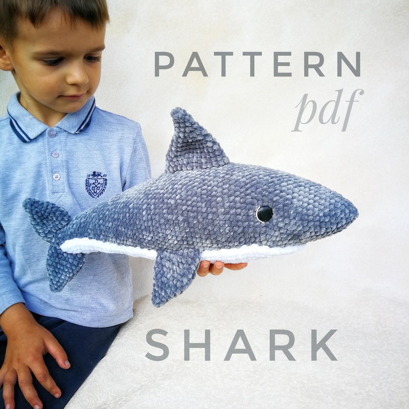 Toy Shark Sewing Pattern - Etsy