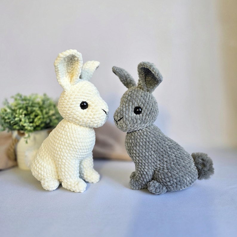 Crochet Realistic Bunny Pattern: Amigurumi Rabbit (PDF Pattern) - Etsy