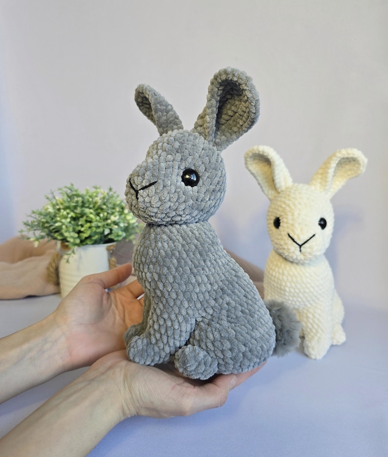 Crochet Realistic Bunny Pattern: Amigurumi Rabbit (PDF Pattern) - Etsy