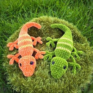 Crochet Lizard Pattern: Amigurumi Salamander Toy (PDF Pattern) - Etsy