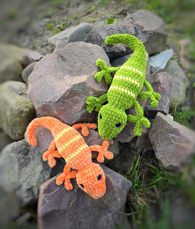 Crochet Lizard Pattern: Amigurumi Salamander Toy (PDF Pattern) - Etsy