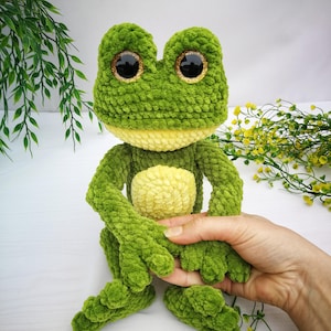 Crochet Frog Pattern: Amigurumi Plush Toy (PDF Tutorial) - Etsy