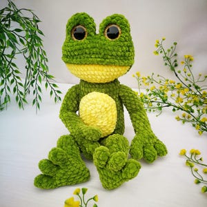 Crochet Frog Pattern: Amigurumi Plush Toy (PDF Tutorial) - Etsy